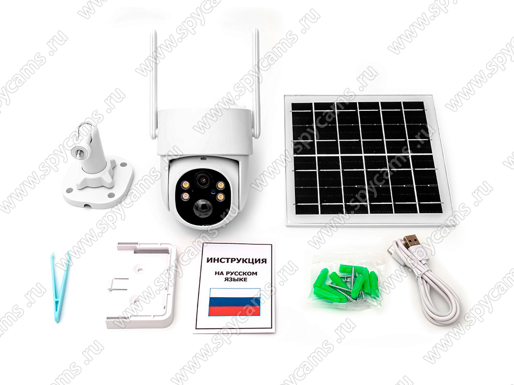Уличная поворотная автономная 4G-SIM 4MP камера «Link Solar FC101-4MP ...